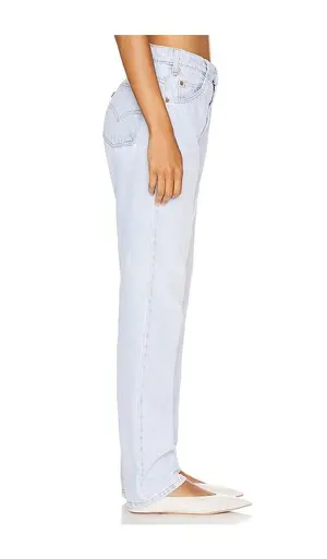 ALIGRACE Vintage Classic Relaxed Straight Jeans - Light