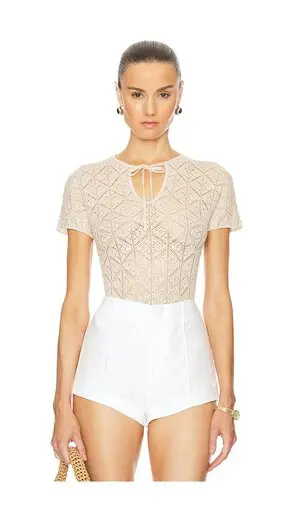 L'academie Tillie Top - Beige