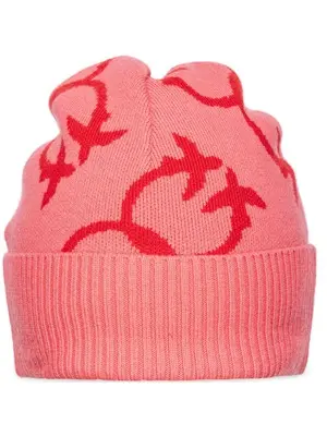 Pinko Logo-jacquard Beanie