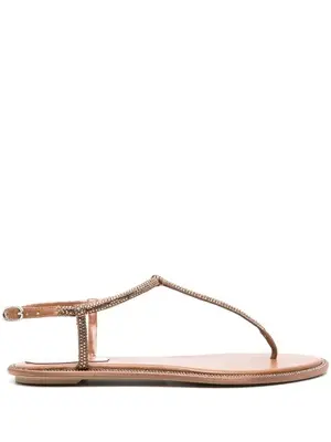 Rene Caovilla Diana Sandals - Brown