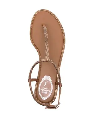 Rene Caovilla Diana Sandals - Brown