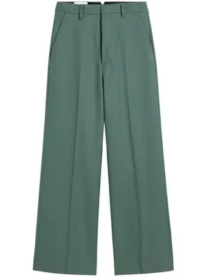 AMI Paris Large-fit Wool Trousers