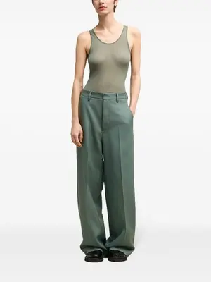AMI Paris Large-fit Wool Trousers