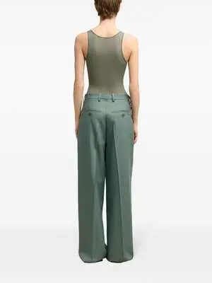 AMI Paris Large-fit Wool Trousers