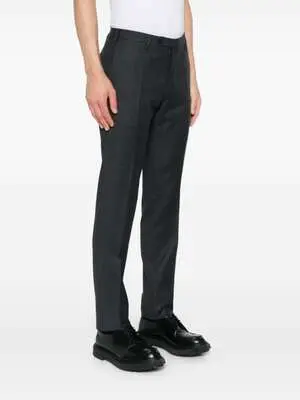 Incotex Virgin Wool Trousers - Grey