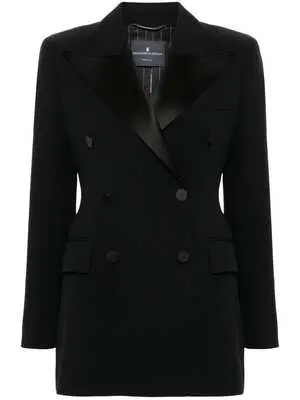 Ermanno Scervino Double-breasted Dinner Jacket - Black