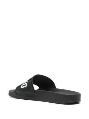 Moschino Embossed Slides