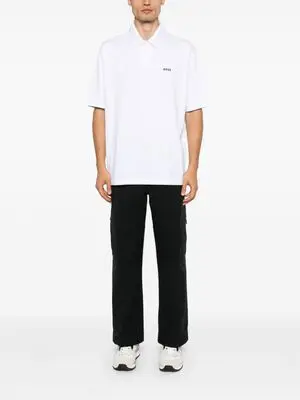 BOSS Rubberised-logo Polo Shirt