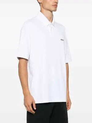 BOSS Rubberised-logo Polo Shirt