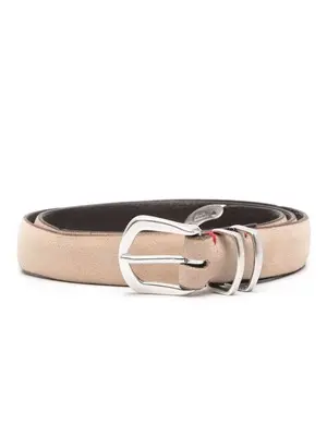 Eleventy Suede Belt - Neutrals