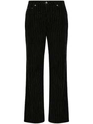 Ksubi Low Rider Pinstripe Straight Leg Jeans