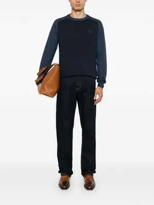 Etro Logo-embroidered Sweater - Blue