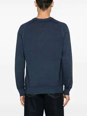 Etro Logo-embroidered Sweater - Blue