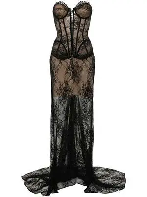 Giuseppe Di Morabito Lace-detail Gown