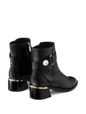 JIMMY CHOO Noor 45mm Ankle Boots - Black