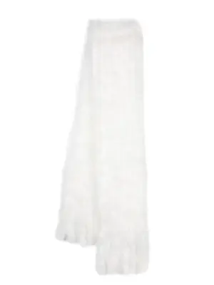 N°21 Turkey-feather Scarf - White