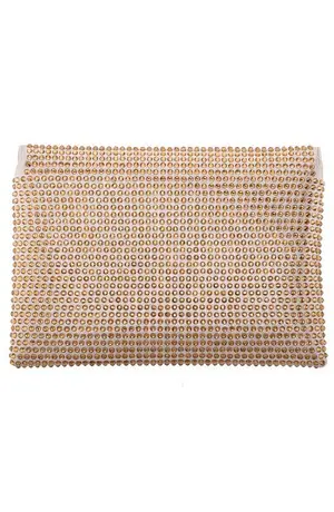 Nina Lorna Embellished Envelope Clutch - Gold