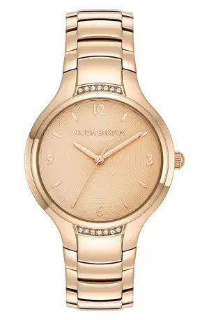 OLIVIA BURTON Lea Bracelet Watch - Carnation Gold