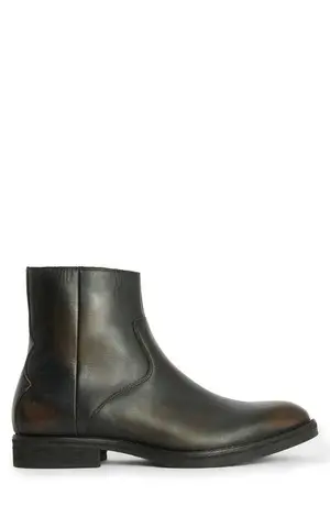 ALLSAINTS Lang Leather Boots - Dark Brown