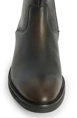 ALLSAINTS Lang Leather Boots - Dark Brown