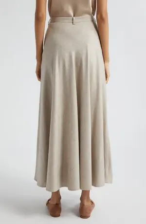 Herno Flannel Effect Skirt