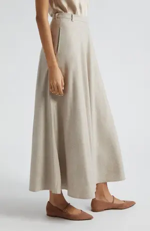 Herno Flannel Effect Skirt