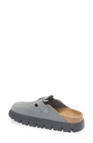 BIRKENSTOCK Papillio Boston Platform Clogs - Grey