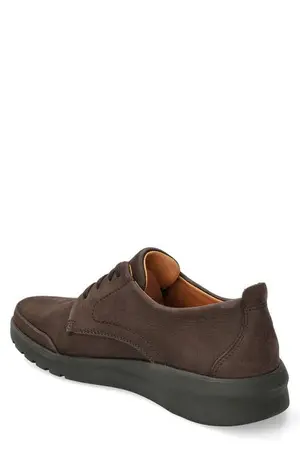 Mephisto Walker Plain Toe Derby - Dark Brown