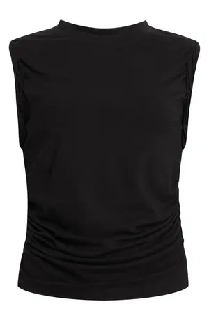 ALLSAINTS West Side Ruched Tank Top - Black
