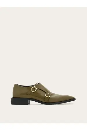 FERRAGAMO Double Monkstrap