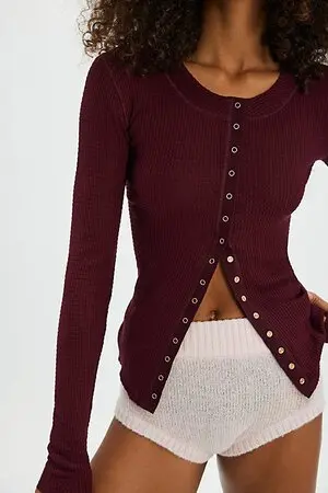 Free People Going Places Cardigan - Acai
