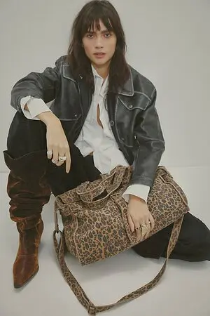 Free People Wild Thing Tote - Leopard