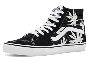 VANS Sk8-hi Checkerboard High-top Sneakers - Black
