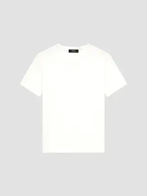 Theory Basic Merino Wool T-shirt - New Ivory
