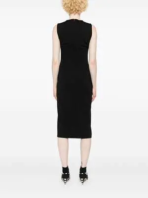 Moschino Draped Detail Midi Dress