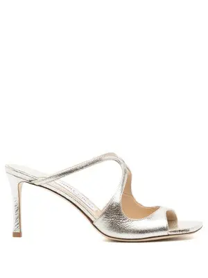 JIMMY CHOO Anise 75mm Sandals - Silver