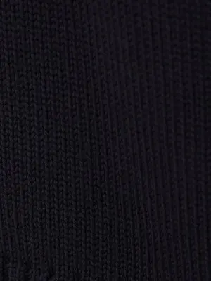 ZANONE Roll-neck Knitted Jumper - Blue