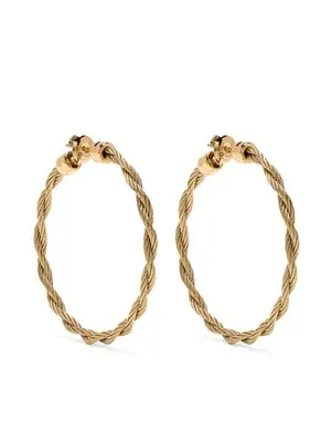 CHARRIOL Love Twist Hoop Earrings - Gold