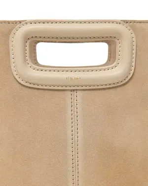 Maje M Suede Fringe Handbag - Cappucino
