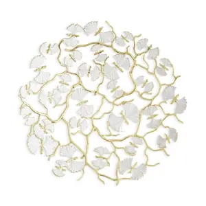 Michael Aram Butterfly Ginkgo Centerpiece Platter - Gold