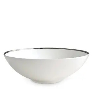 TWIG NEW YORK Platinum Edge Serving Bowl - Silver