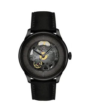 TISSOT Chemin Des Tourelles Powermatic 80 Squelette Watch, 39mm - Gray/black