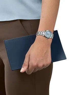 TISSOT T-my Lady Automatic Watch, 29mm - Blue/silver
