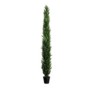 NEARLY NATURAL 10' Uv Resistant Artificial Cedar Pine Tree - Green