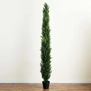 NEARLY NATURAL 10' Uv Resistant Artificial Cedar Pine Tree