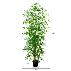 NEARLY NATURAL 8' Artificial Bamboo Tree