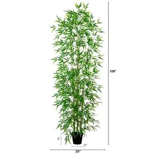 NEARLY NATURAL 9' Artificial Bamboo Tree