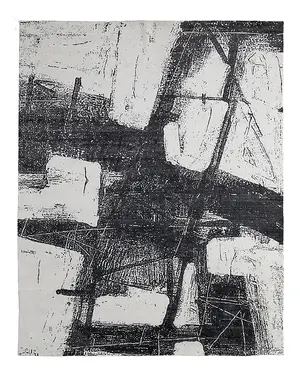 FEIZY Coda Cod8927f Area Rug, 3'6 X 5'6 - Black