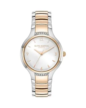 OLIVIA BURTON Lea Watch, 34mm - Silver/rose Gold