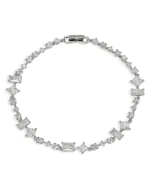 Nadri Rare Jewels Cubic Zirconia Bracelet - Silver